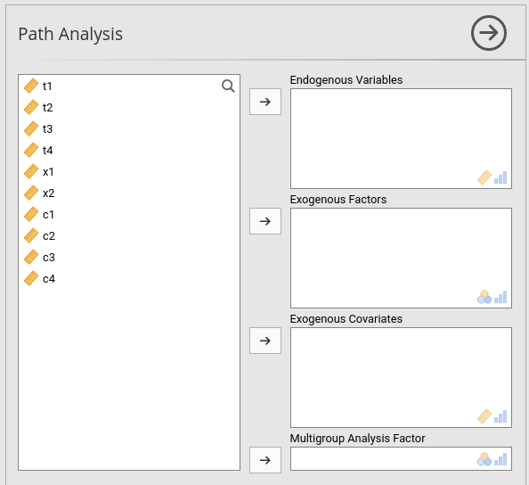 Path analysis for jamovi